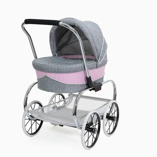 Valco Princess Doll Stroller - Pink/Grey – babygoodswarehouse