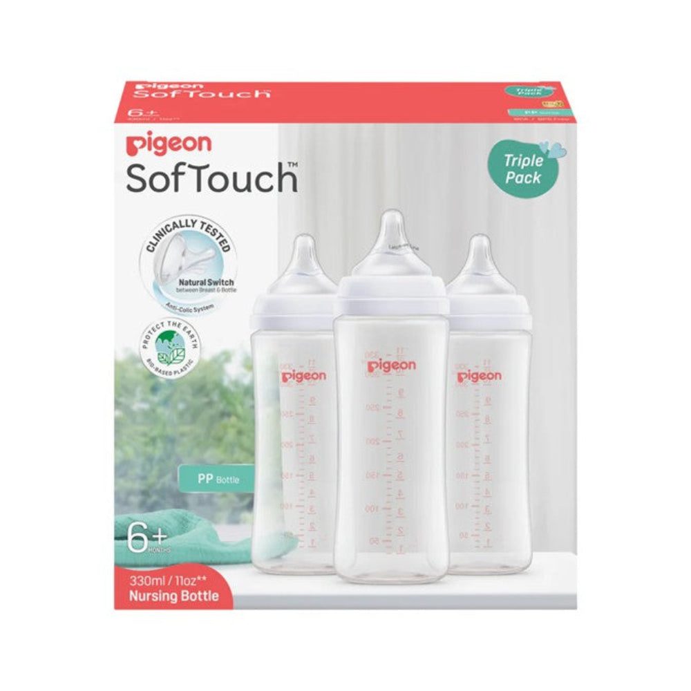 Pigeon Softouch BPP Bottle PP - 330 ml - Triple Pack – babygoodswarehouse