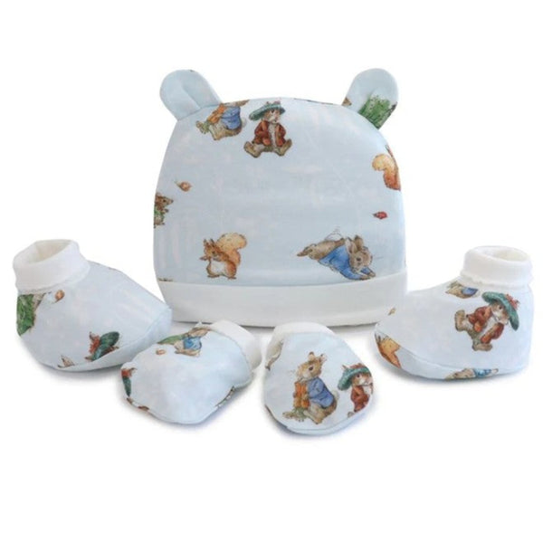 Bubba Blue Peter Rabbit Layette Set 3pc Peter Rabbit & Benjamin Bunny ...