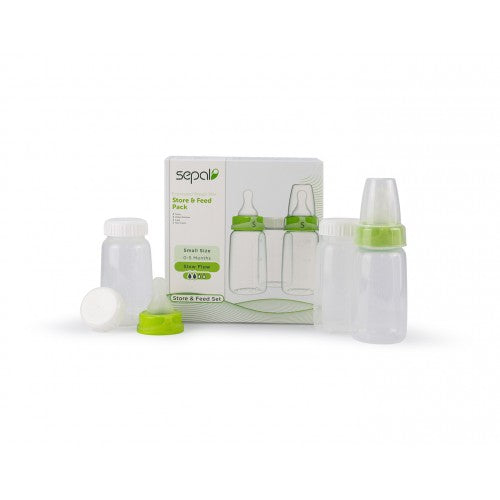 Sepal Expressed Milk Store & Feed Pack - Small Teat/Slow Flow ...