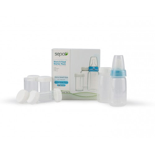 Sepal Expressed Milk Store & Feed Starter Pack - Ex Small/Extra Slow ...