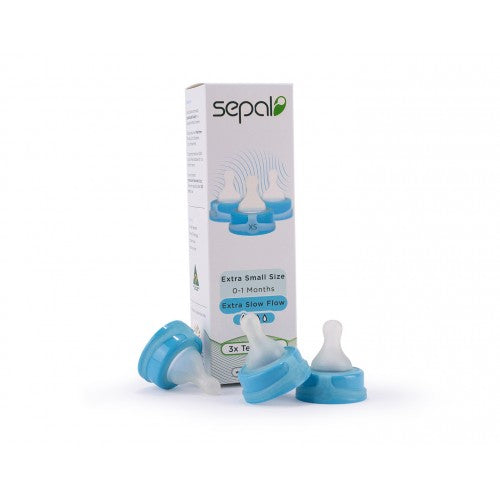Sepal 3 pk Teats - Extra Small Teat/Extra Slow Flow – babygoodswarehouse
