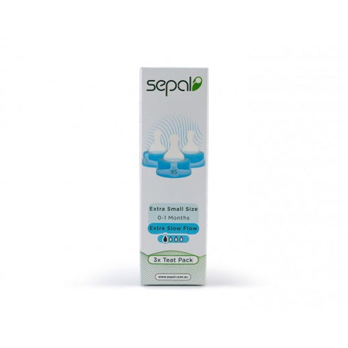 Sepal 3 pk Teats - Extra Small Teat/Extra Slow Flow – babygoodswarehouse