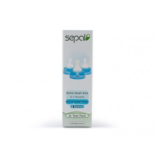 Sepal 3 pk Teats - Extra Small Teat/Extra Slow Flow – babygoodswarehouse