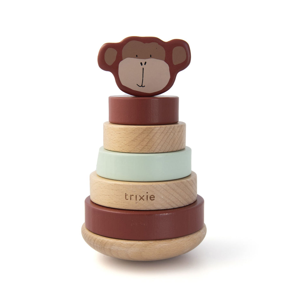 Trixie Wooden Stacking Toy - Mr Monkey – babygoodswarehouse